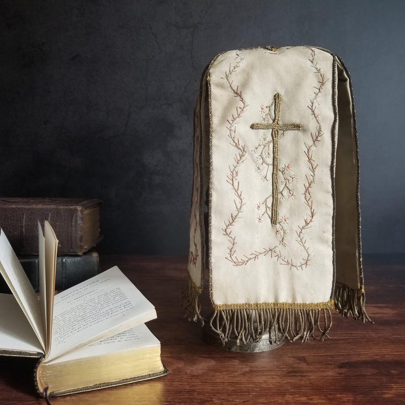 Antique Ciborium Veil - Etsy
