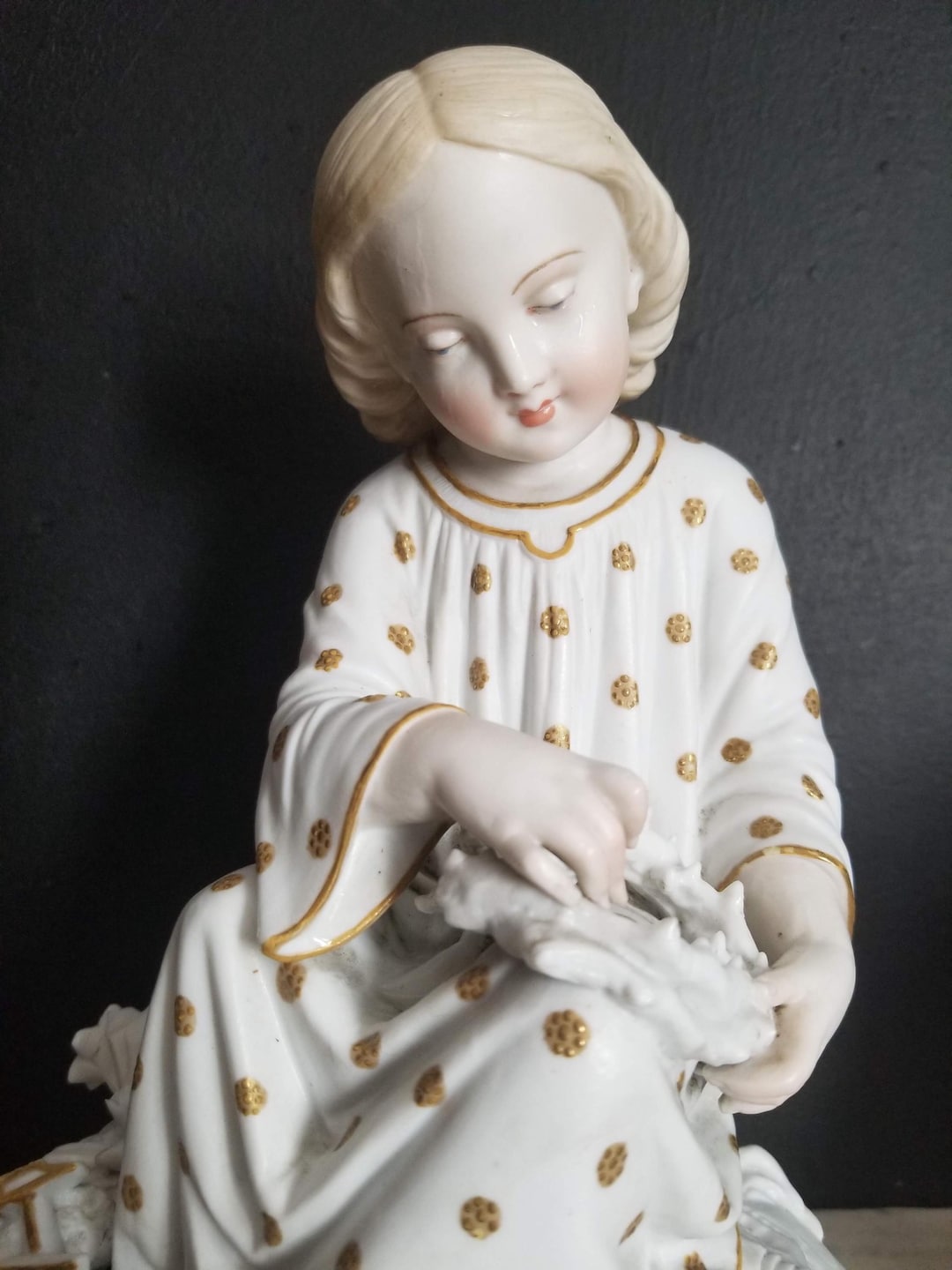 Antique Infant Jesus With Crown of Thorns and Tools of Passion Large ...
