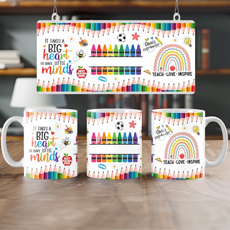 Teacher Day Mug Template - Etsy
