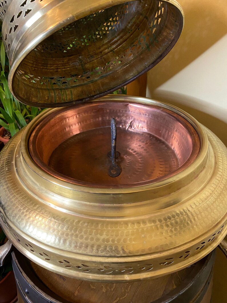 Antique Brazier (mangal) a Type of Traditional Brass Brazier . - Etsy