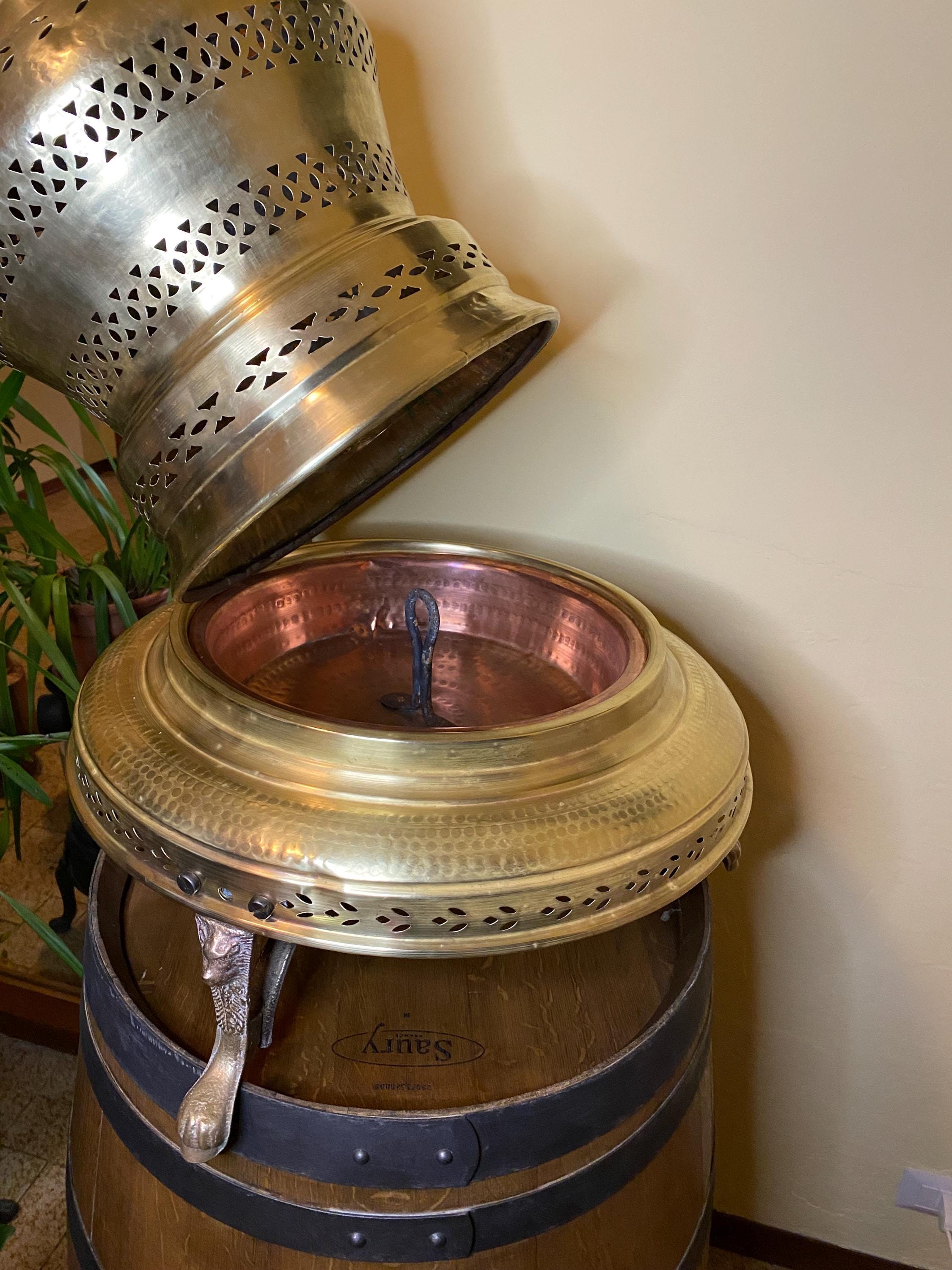 Antique Brazier (mangal) a Type of Traditional Brass Brazier . - Etsy