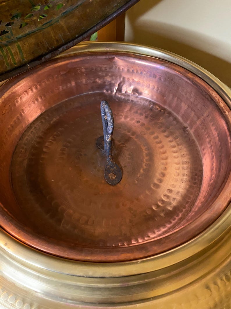 Antique Brazier (mangal) a Type of Traditional Brass Brazier . - Etsy
