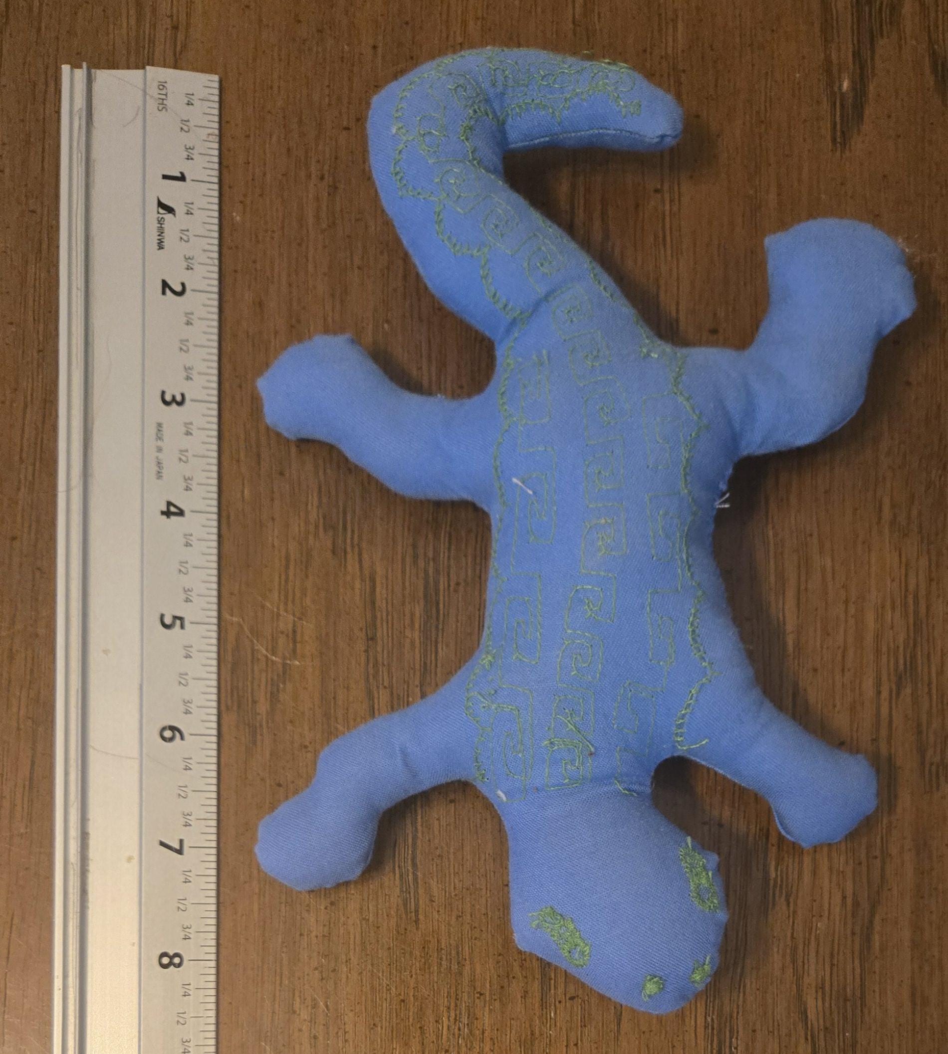 Stuffed Lizard 100% Cotton Cloth - Etsy