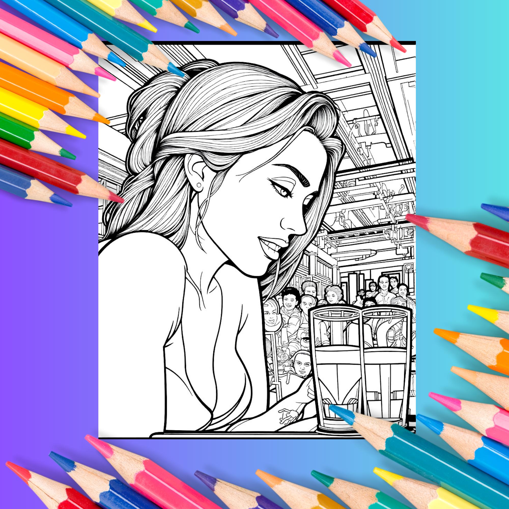 Adult Coloring Pages - Etsy
