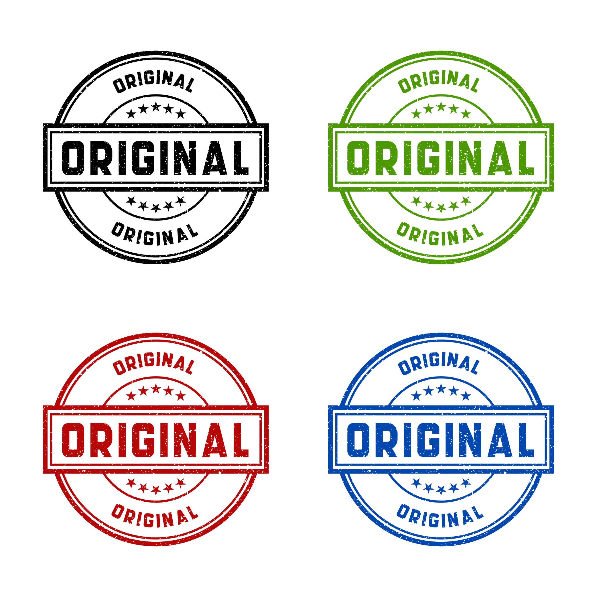 Original Seal Stamp Vector: Vintage Badge Clipart (digital Download) - Etsy