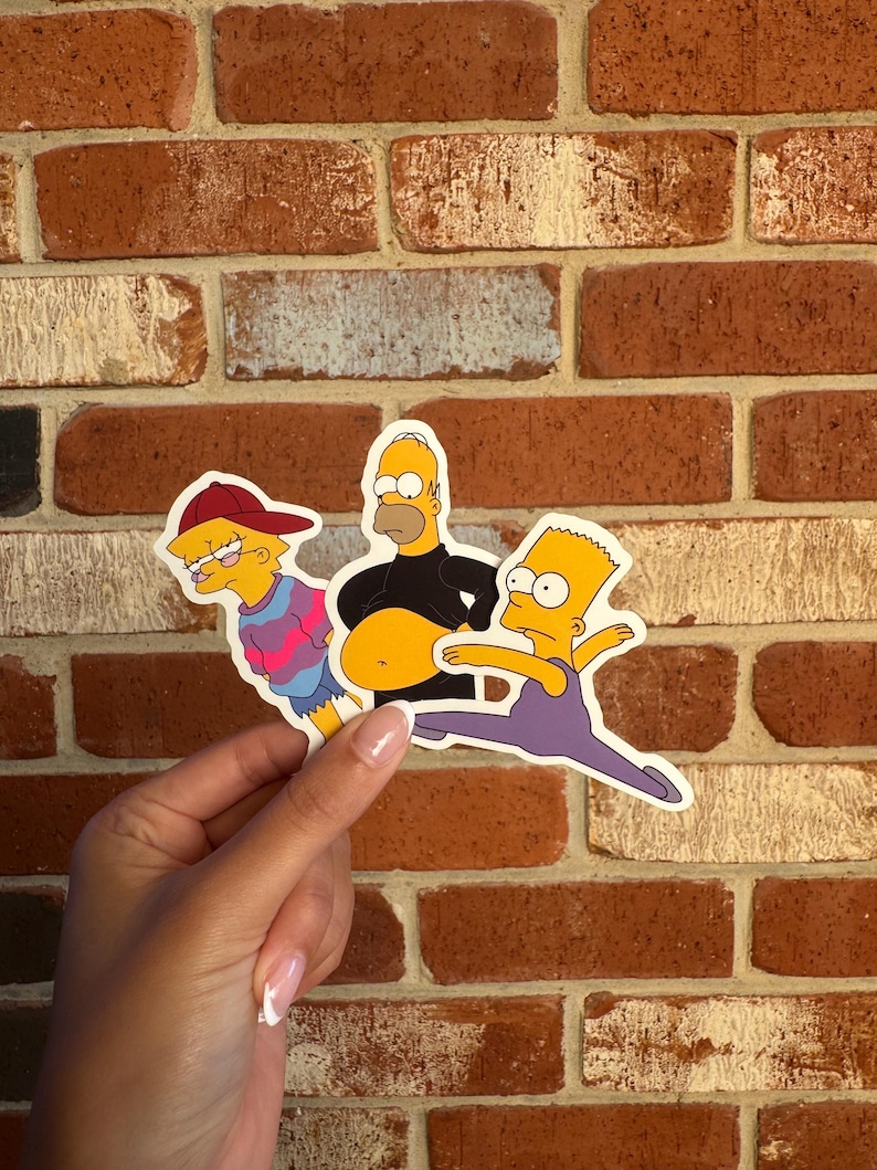 Lisa Simpsons Sticker – the Simpson Funny Vinyl Sticker – 3 Inch Gloss ...