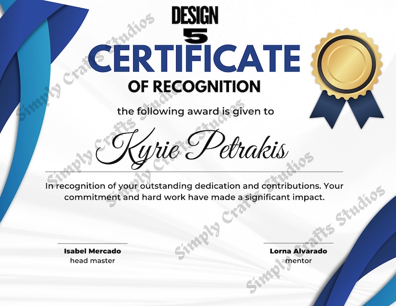 Custom Certificate Printing & Laminating – Personalized, Recognition ...