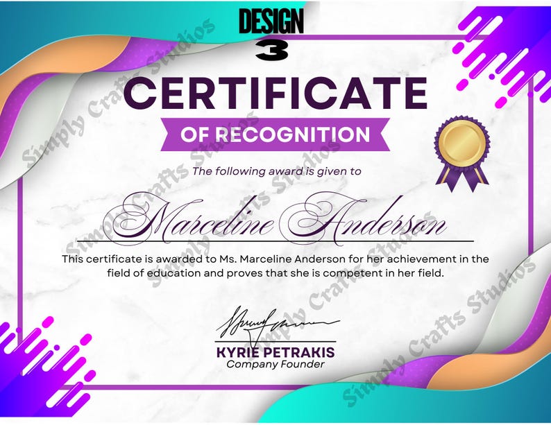 Custom Certificate Printing & Laminating – Personalized, Recognition ...
