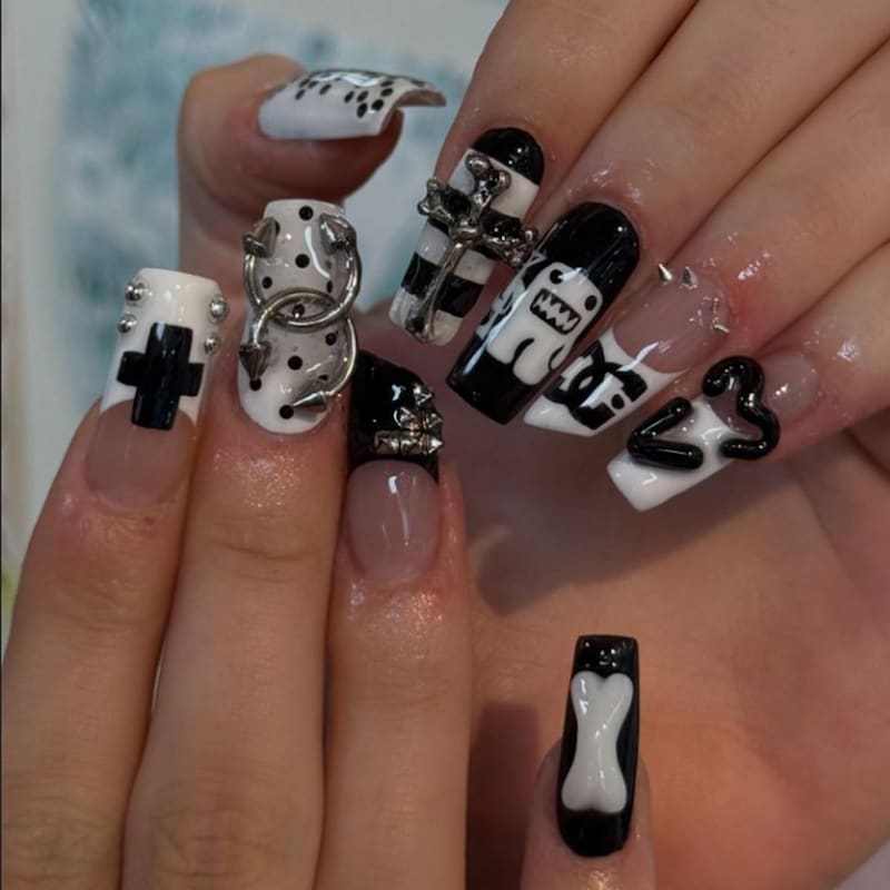 Square Press on Nails Alt - Etsy