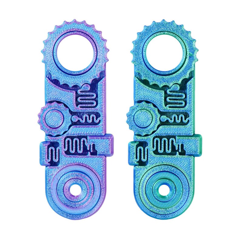 3D Printed Gear Fidget Toy - 5-in-1 Clickable Desk Toy - Etsy