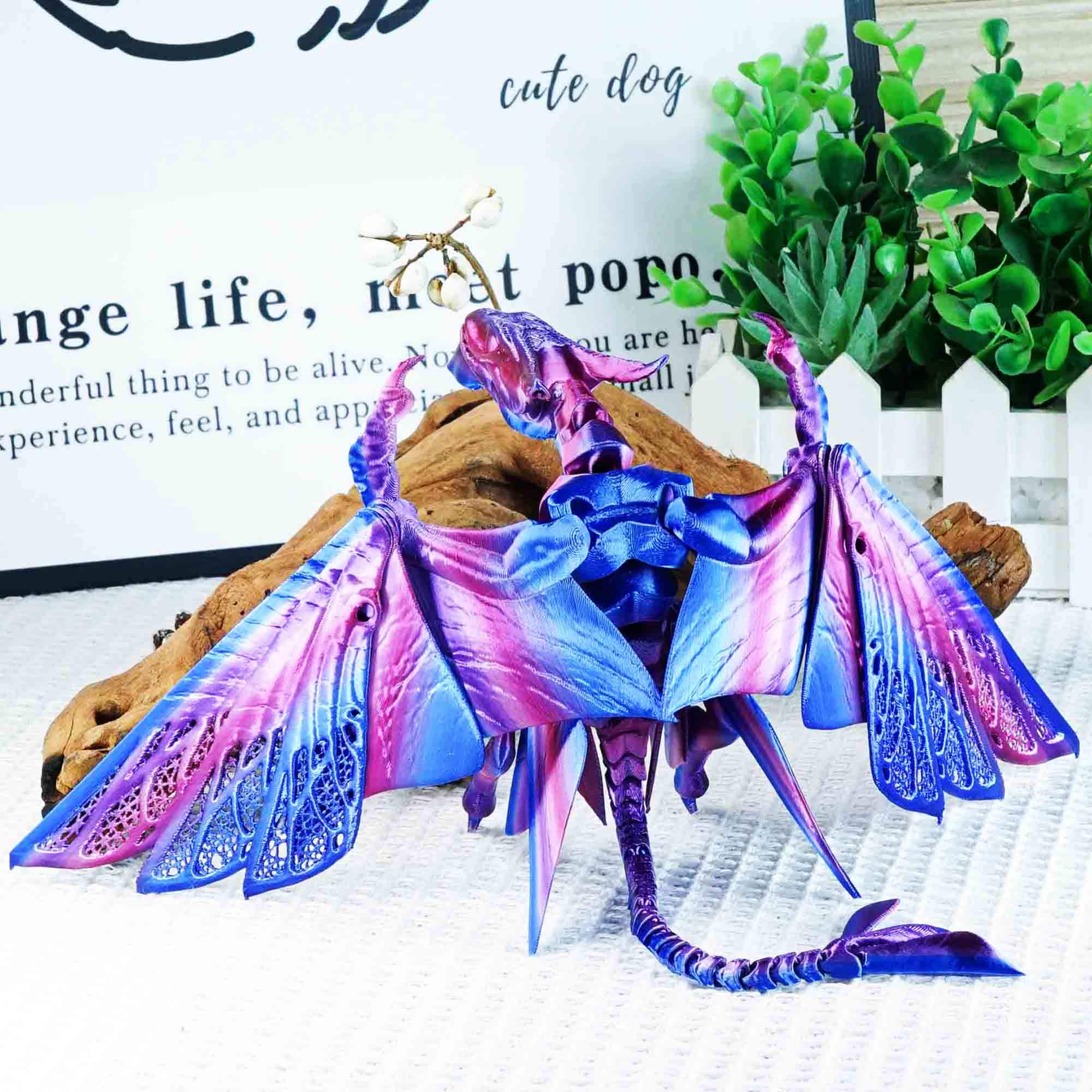 Ikran Banshee Dragon From Avatar - 3D Printed Articulated Desk Toy ...
