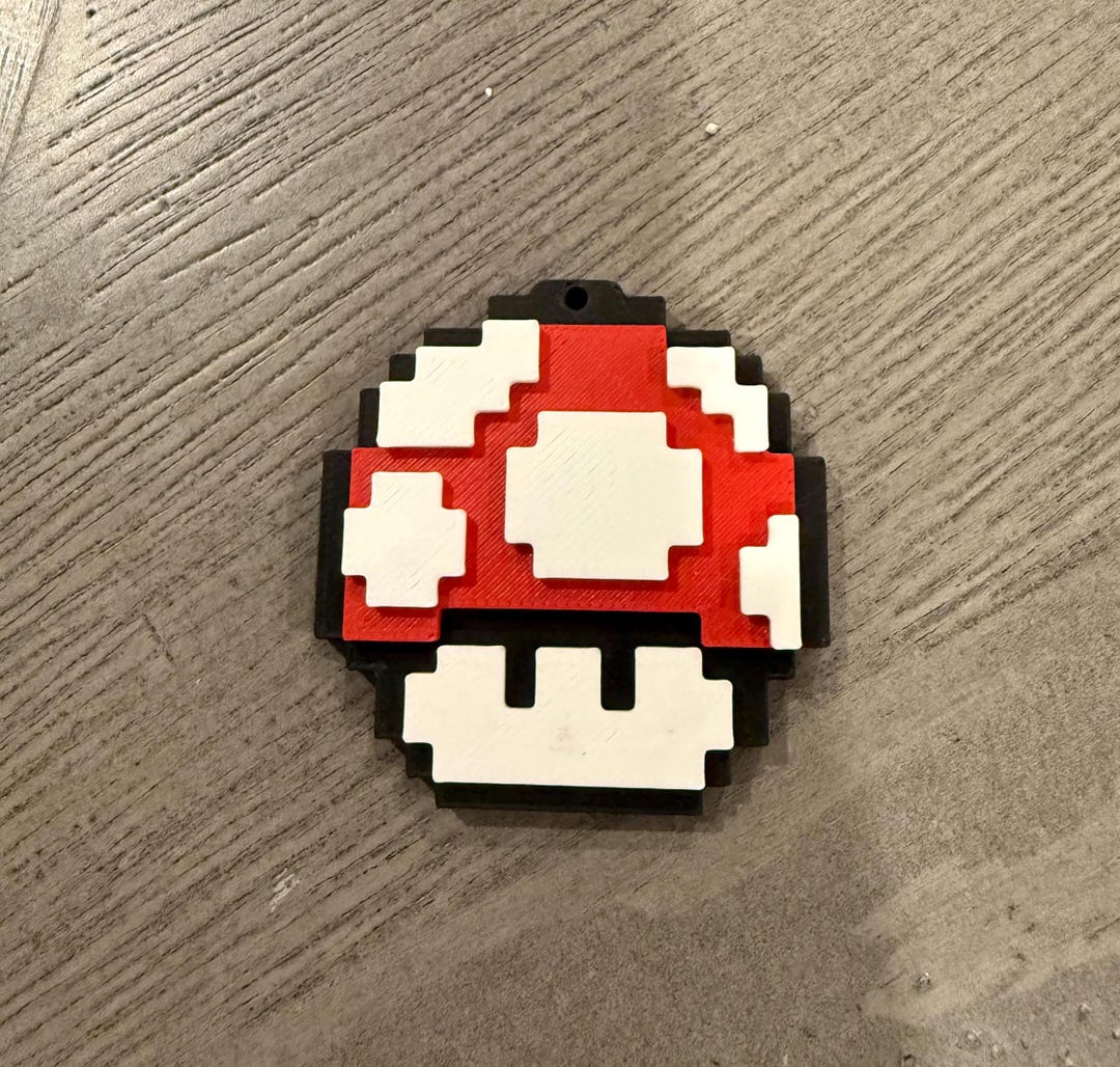 8-bit Power-up Mushroom - Etsy
