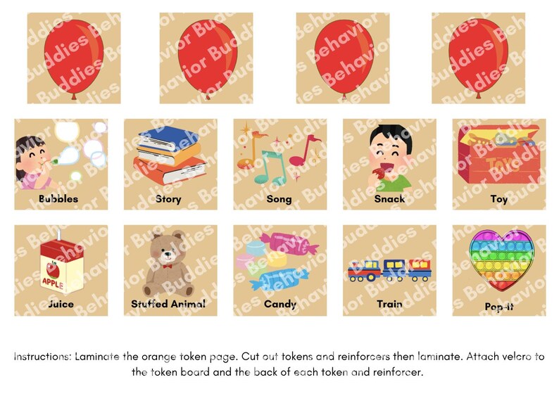 Bluey Token Board - Etsy