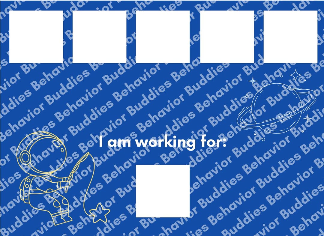 Space Themed Token Board - Etsy