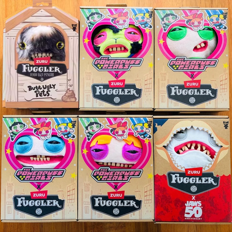 Fuggler Love Fugg - Powerpuff Girls / Jaws / Pets Fuggler Plush ...