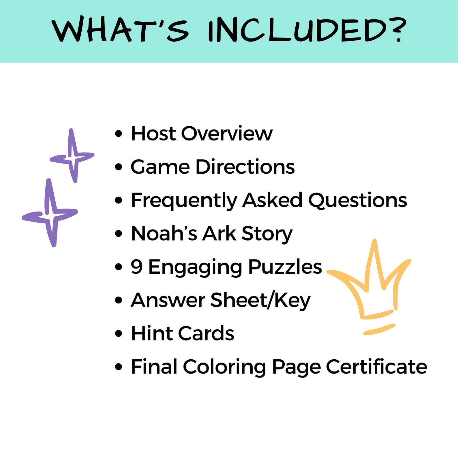Noahs Ark Escape Room for Kids 7 - 12 Printable Sunday School Game ...