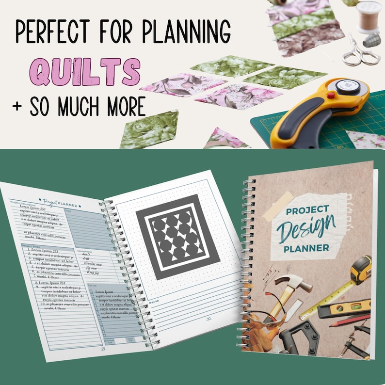 Printable or Digital DIY Planner Beginner Woodworker Project Plan Guide ...