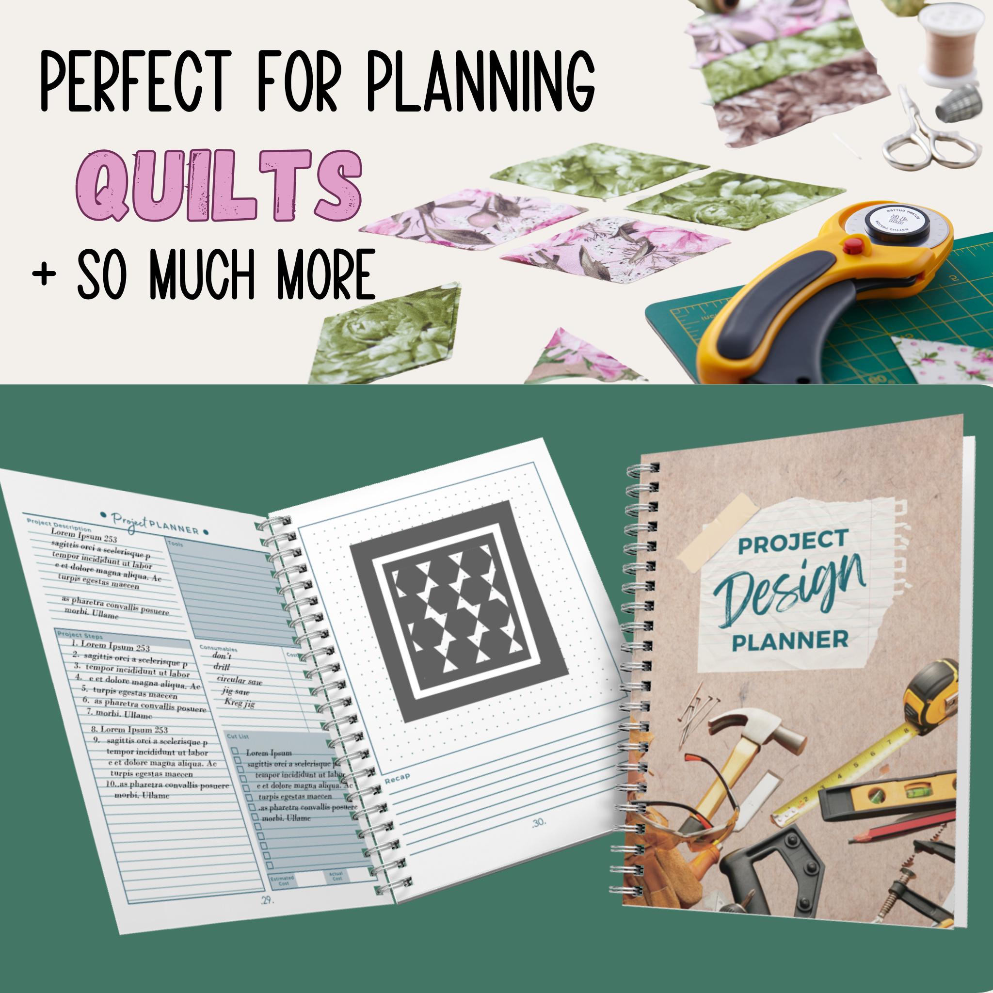 Printable or Digital DIY Planner Beginner Woodworker Project Plan Guide ...