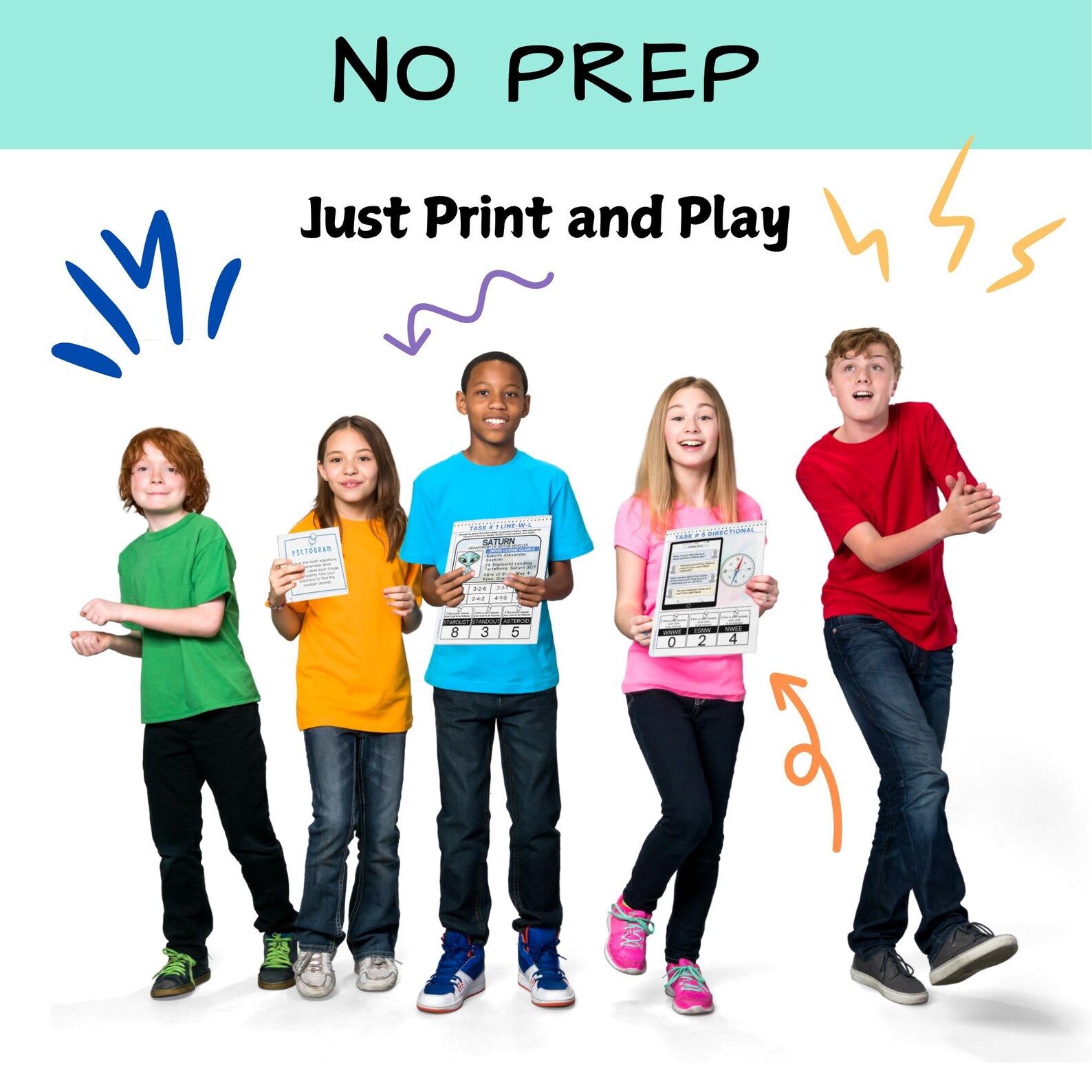 Printable Alien Escape Room for Kids Spring Break Birthday Party Games ...