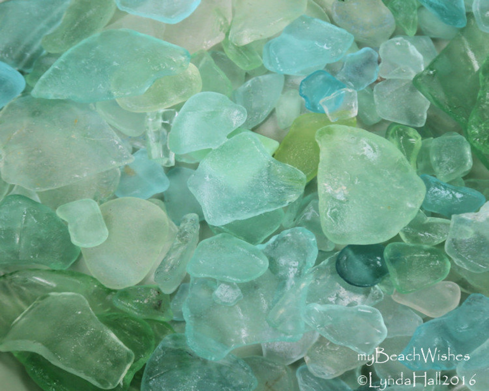 Aqua Sea Glass Photo Zen, Calming, Dreamy Wall Art, Macro, Beach Glass ...