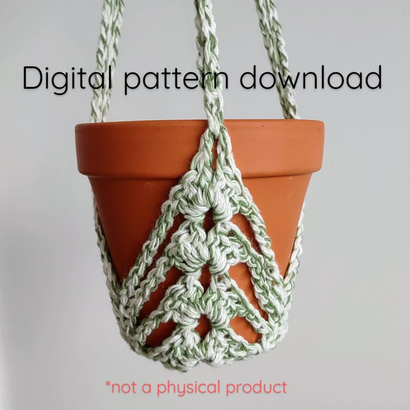 Macrame Pot Holders Patterns - Etsy