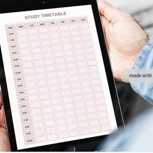 Printable Student Planner, Digital Download, Editable, Printable PDF ...