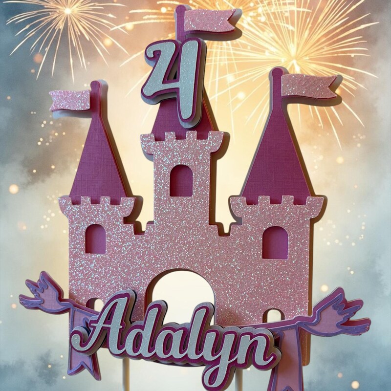 Castle Cake Topper - Etsy