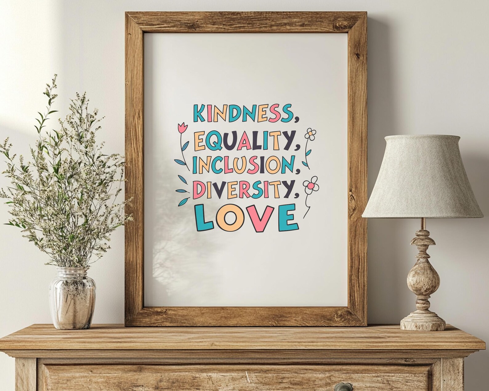 Kindness Equality Inclusion Diversity Love Svg, Inspirational Quote ...