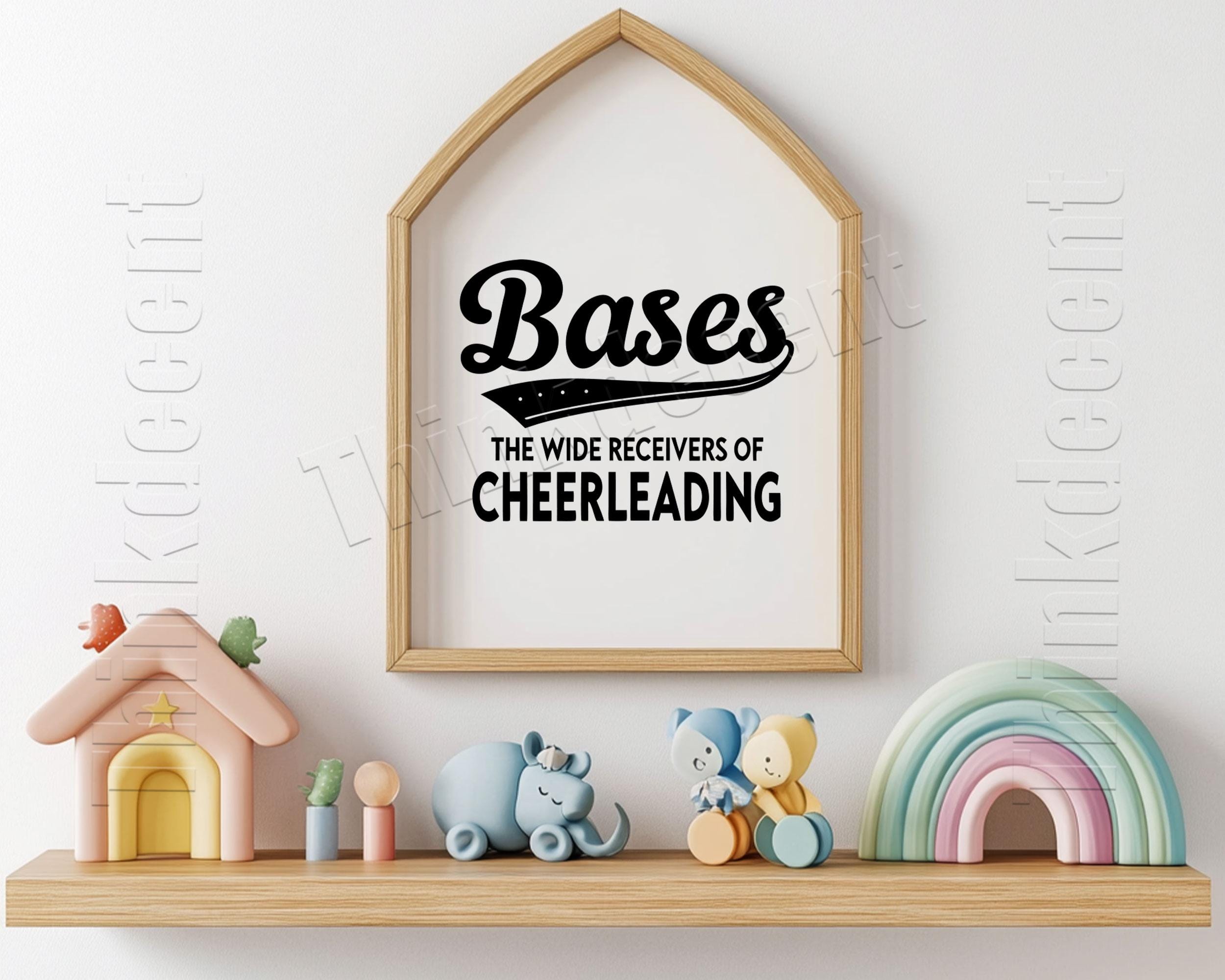 Bases the Wide Receivers of Cheerleading SVG, Base Svg, Cheer Life ...
