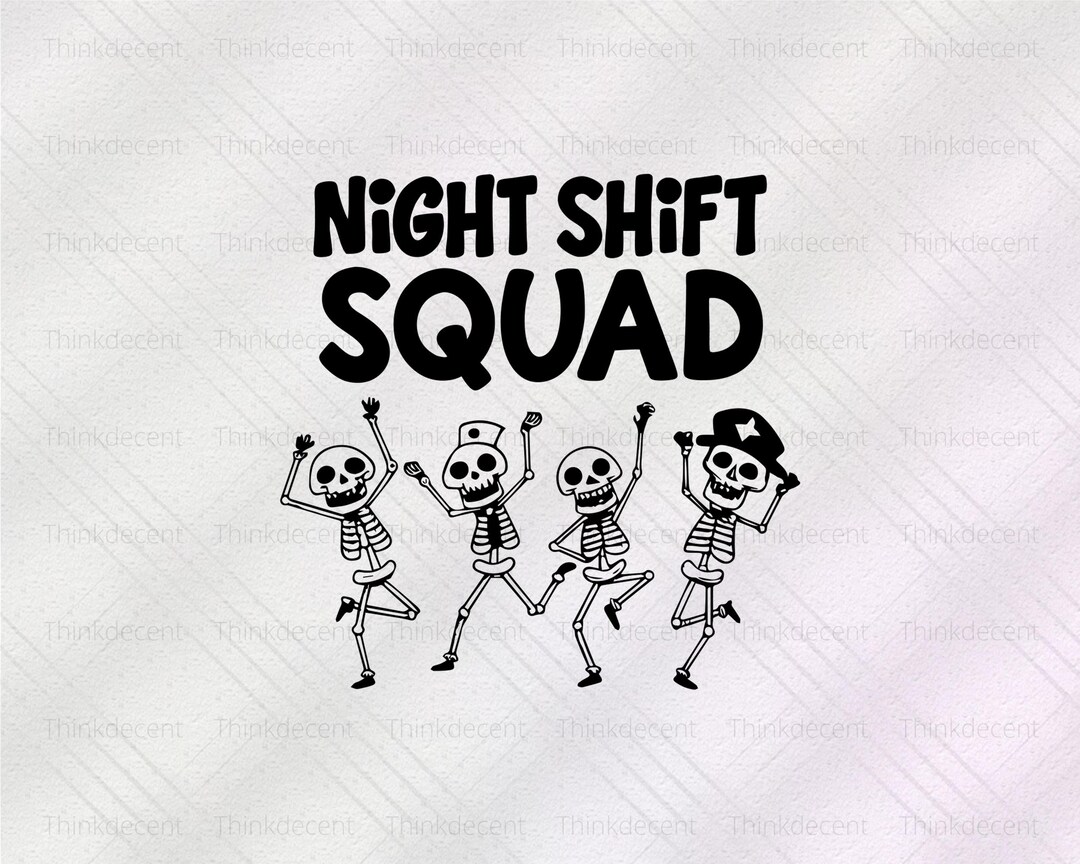 Night Shift Squad Svg, Night Shift Squad Shirt, Gift for Night Shift ...