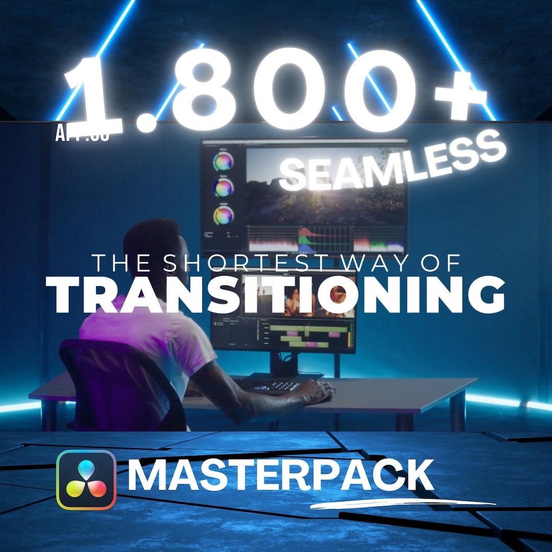 Davinci Resolve Seamless FX | Epic Transitions & Visual Assets for Music Videos, Reels, Youtube ...