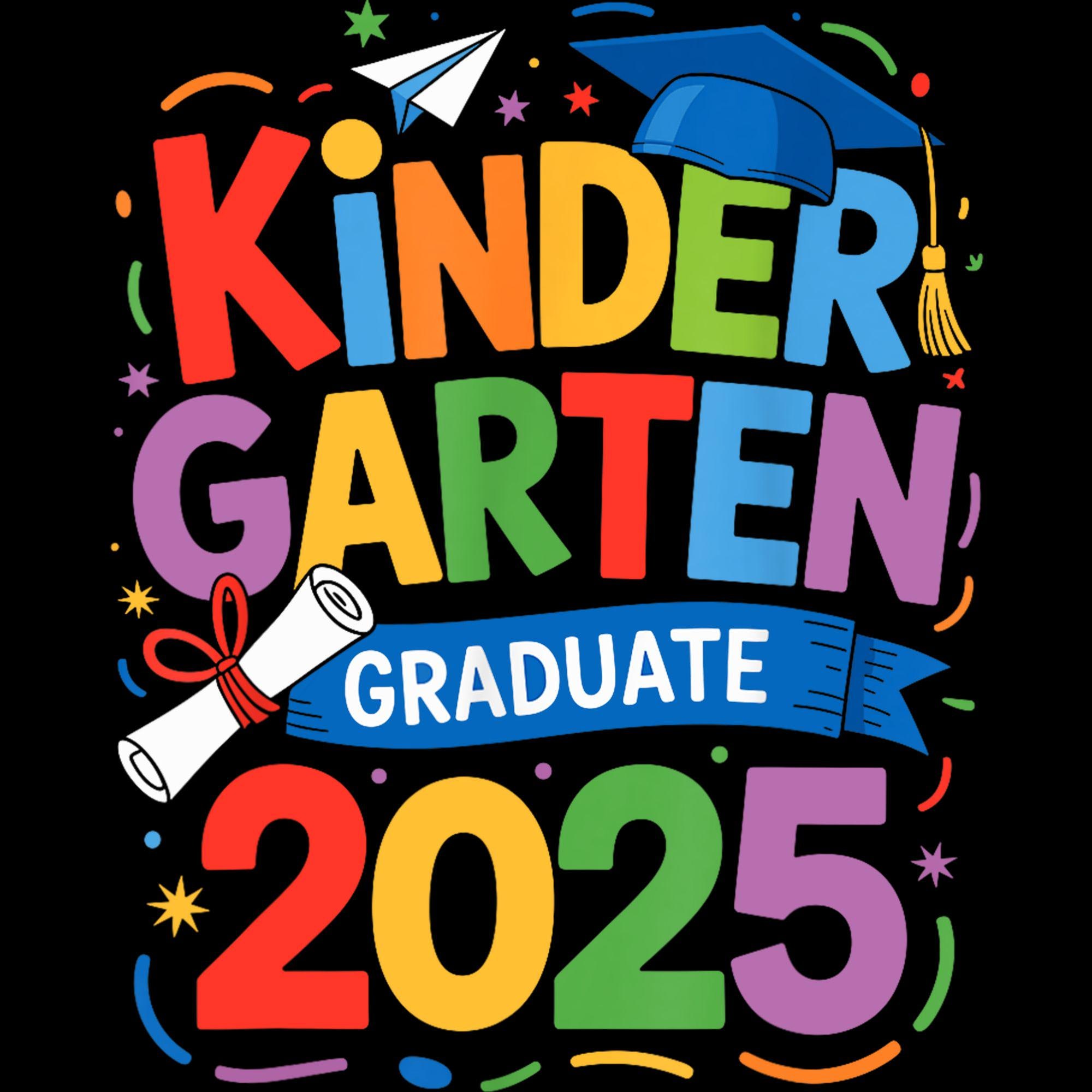Kindergarten Graduate 2025 Prek Graduation Girls Kids Boys Png, Digital ...