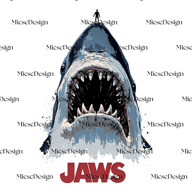 Jaws Drawings - Etsy