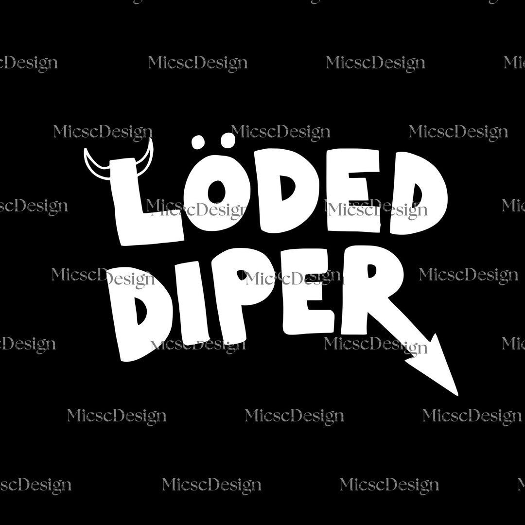 Loded Diper SVG Png File, Vintage Wimpy Kid Quote PNG, Rodrick Rules ...