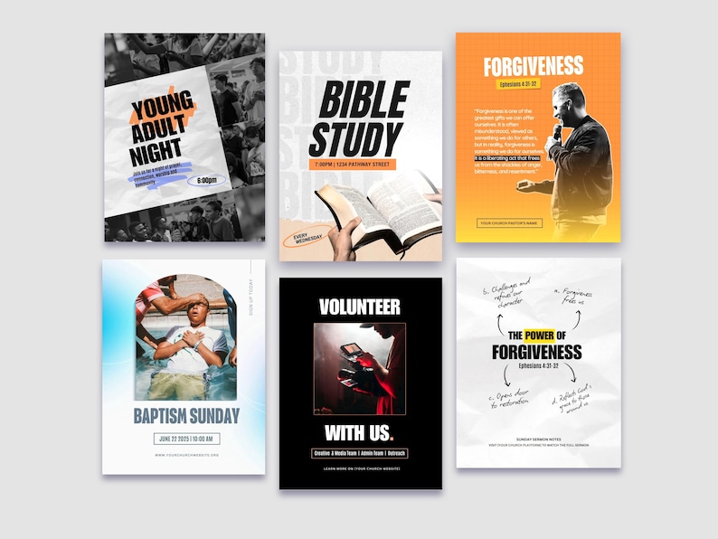 20 Canva Church Instagram Templates, Church Instagram Stories, Church ...