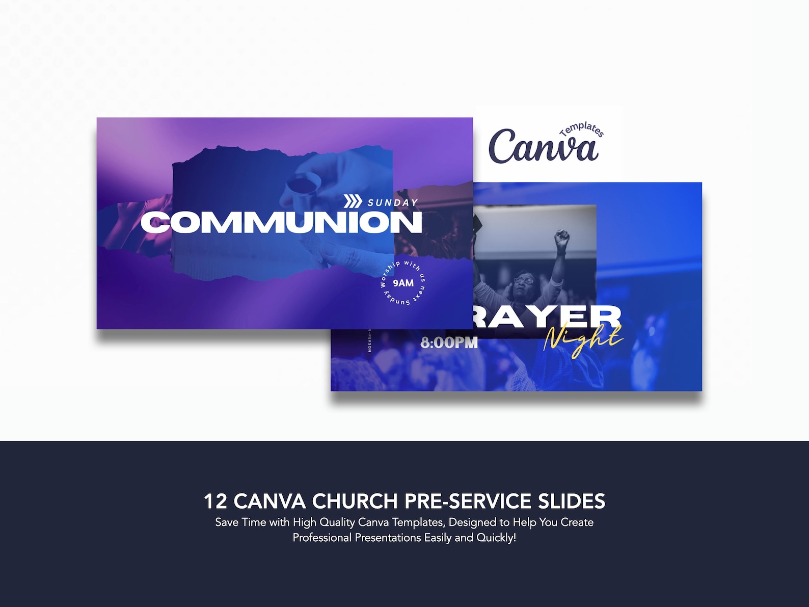 12 Canva Church Templates, Pre-service Church Slides, Church Templates ...