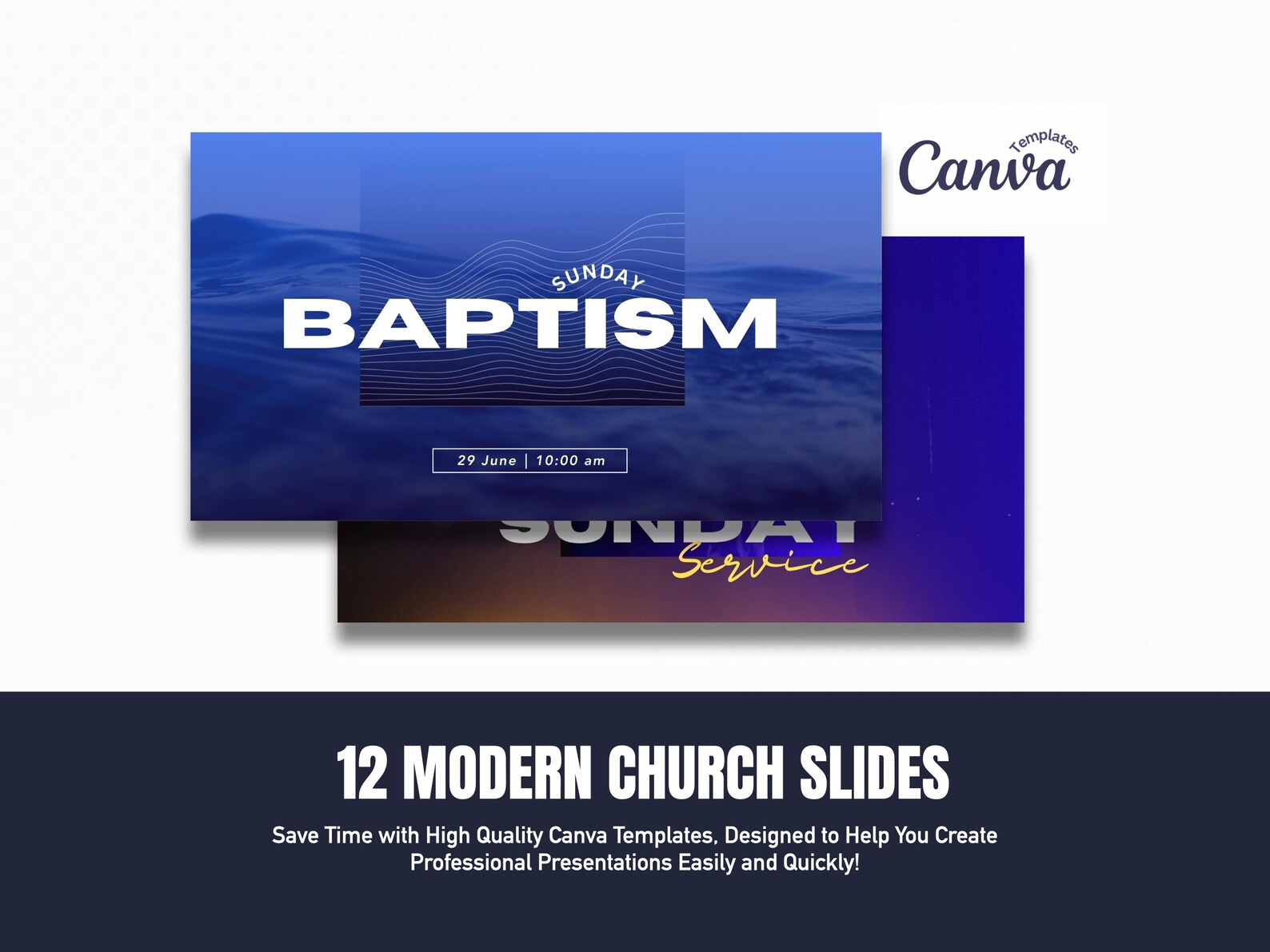 12 Canva Church Templates, Pre-service Church Slides, Church Templates, Welcome Graphics, Modern ...