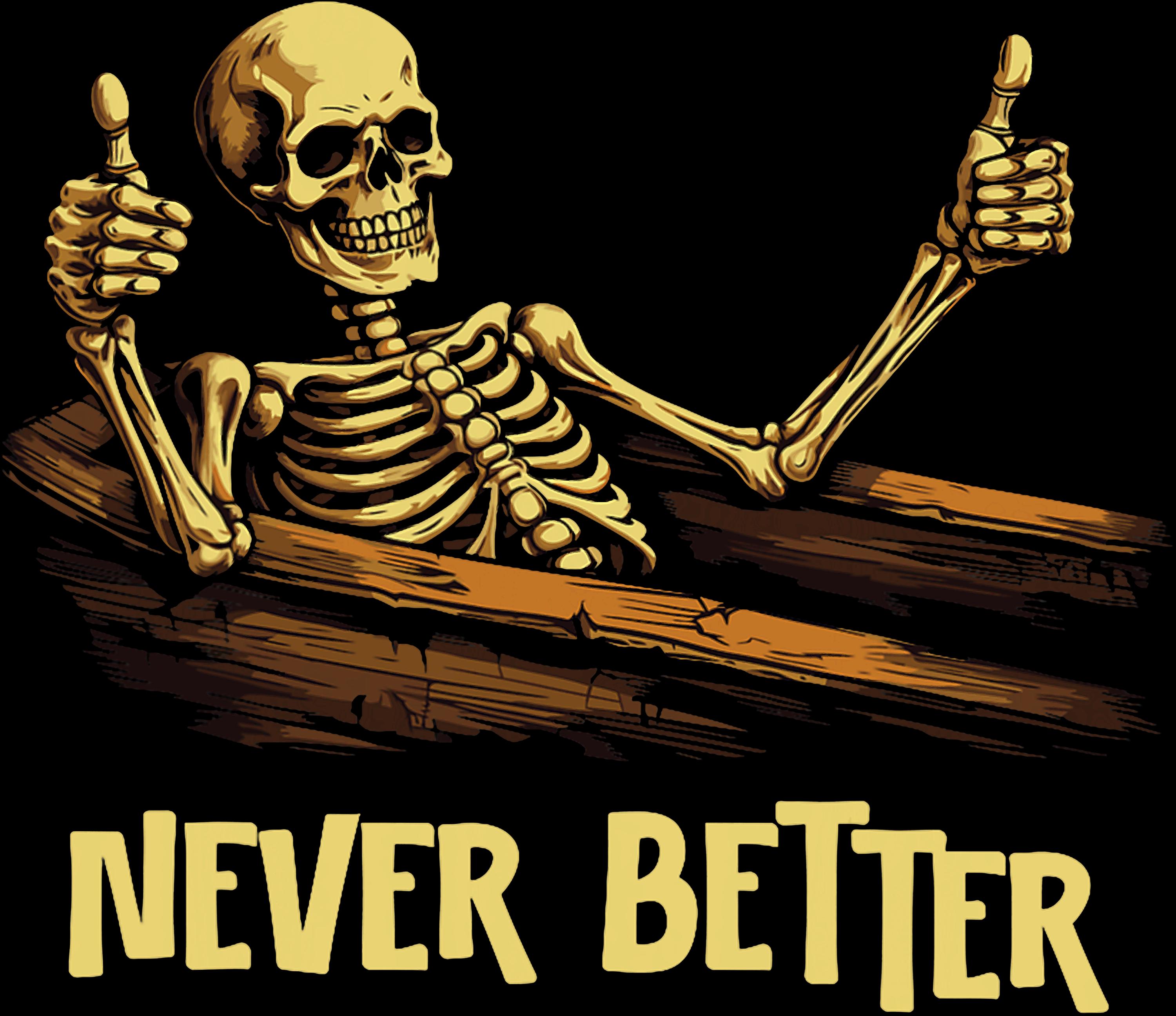 File PNG Never Better - Etsy