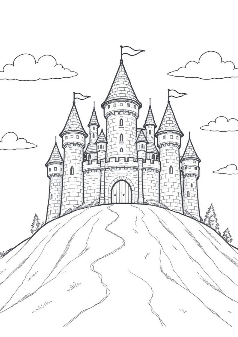 Kids Coloring Pages – 3 Printable Drawing Sheets, Fun Activity for ...