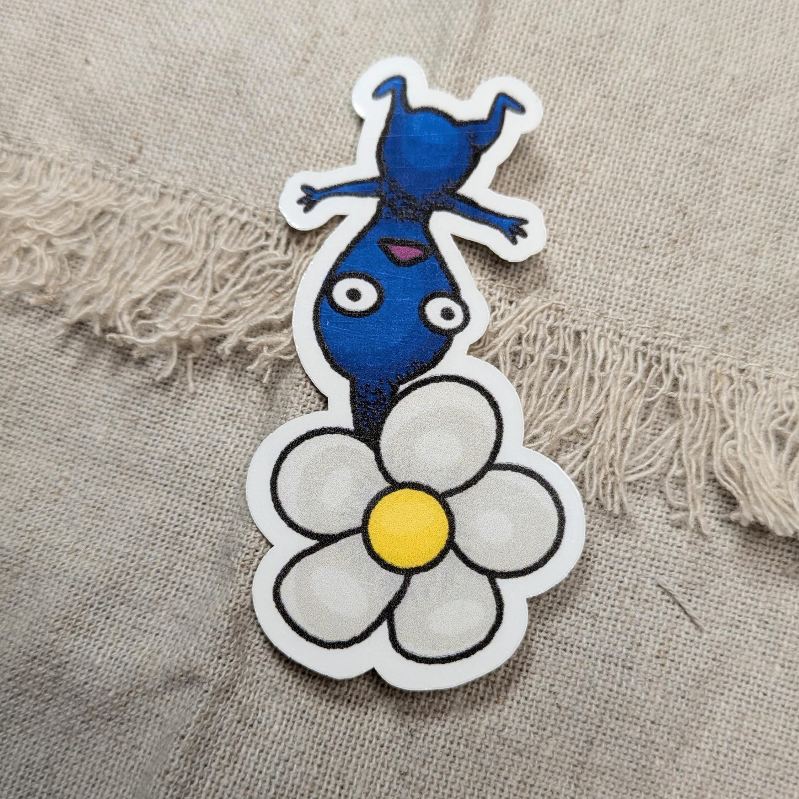 Handmade Pikmin Stickers, Cute Meme Waterproof Nintendo-inspired Vinyl ...