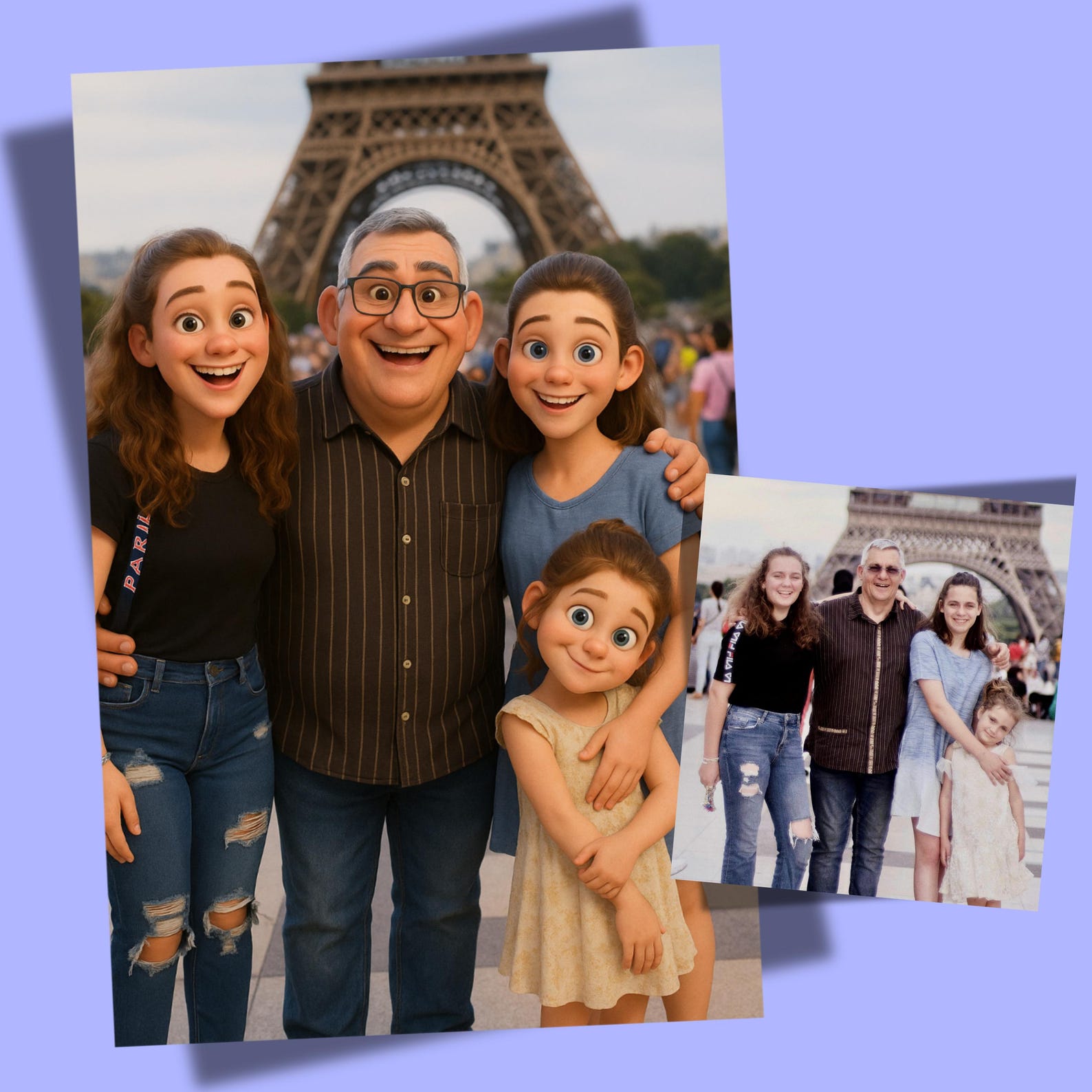 Turn Yourself Into a Pixar Character! | Custom Cartoon Portrait ...