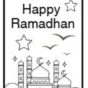4 Printable Coloring Bookmarks for Ramadan and Eid. Just Print Them Out ...