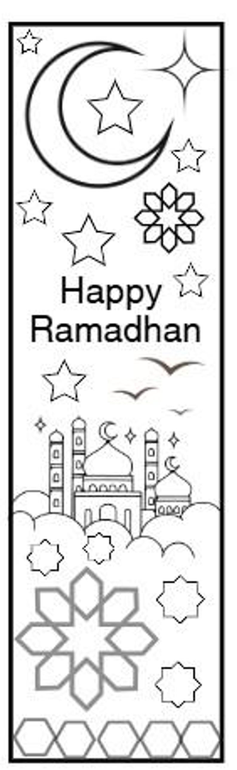 4 Printable Coloring Bookmarks for Ramadan and Eid. Just Print Them Out ...