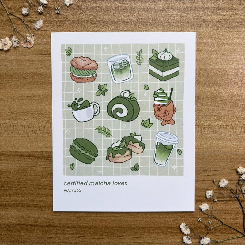 Small Matcha Poster - Etsy