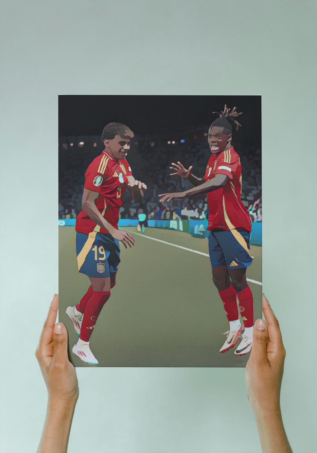 Spain Football Poster, Football Poster, Soccer Poster, Football Wall ...
