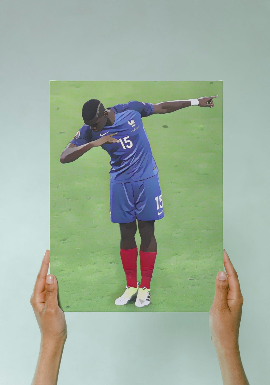 Pogba Poster, Football Poster, Soccer Poster, Football Wall Art, Soccer ...