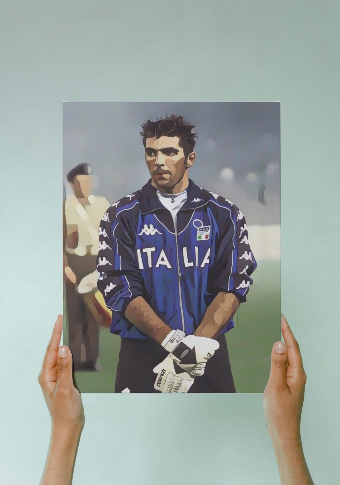 Buffon Poster, Football Poster, Soccer Poster, Football Wall Art ...