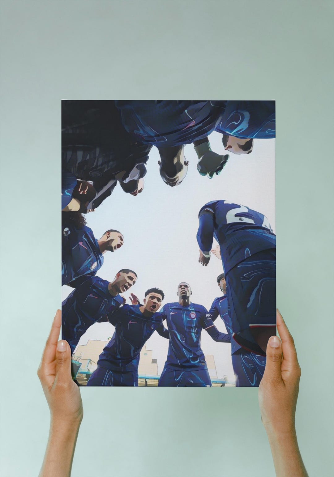 Chelsea Poster, Football Poster, Soccer Poster, Football Wall Art ...