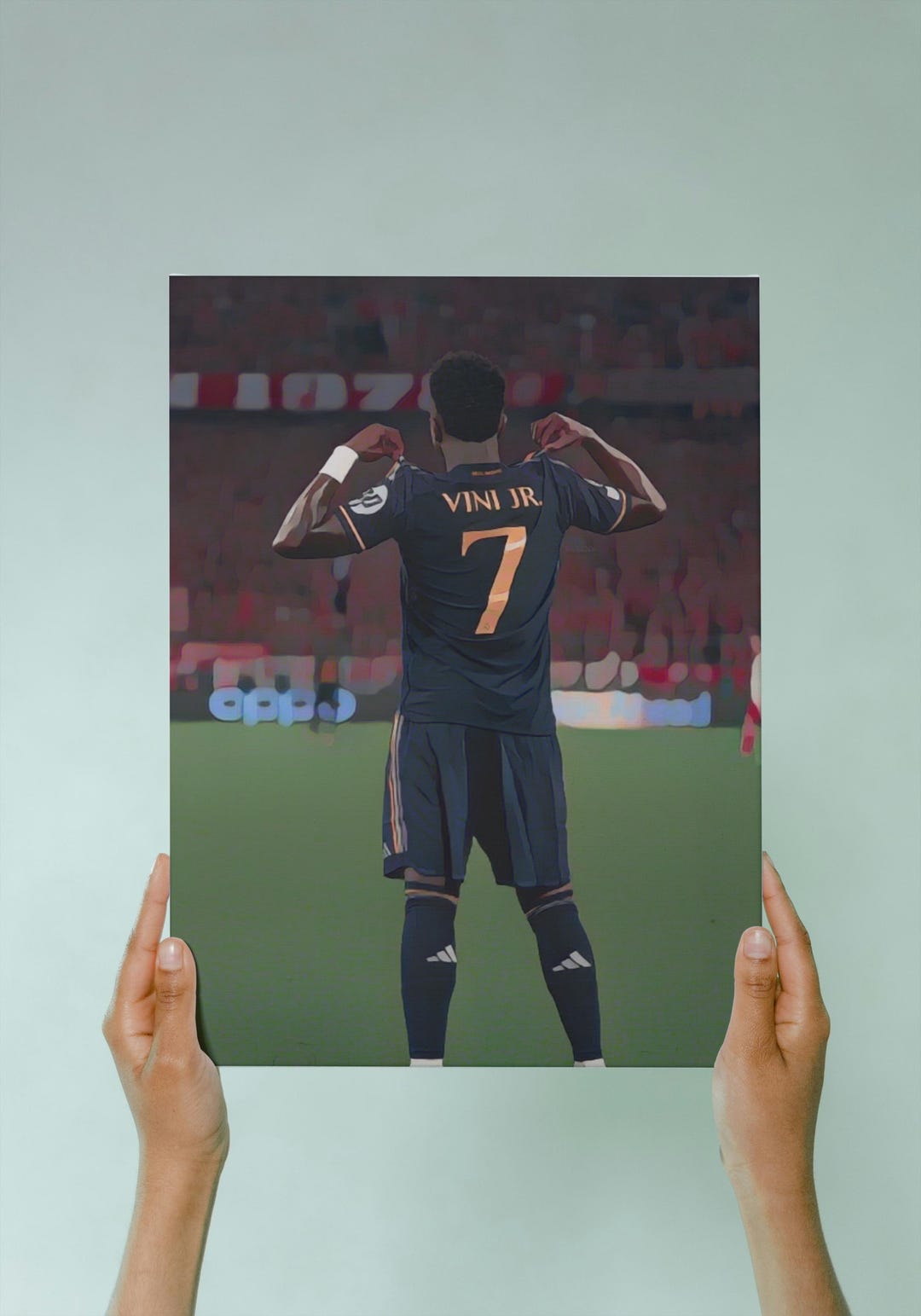 Vinicius Jr Poster, Football Poster, Soccer Poster, Football Wall Art ...