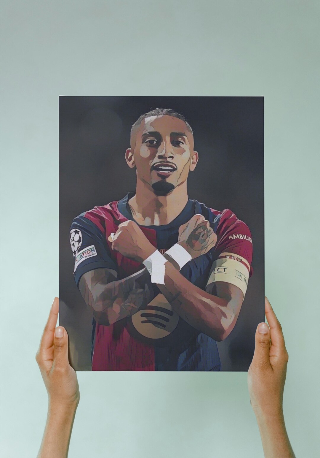 Raphinha Poster, Football Poster, Soccer Poster, Football Wall Art ...